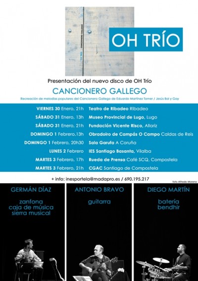 Oh Trío: gira de presentación de nuevo disco [Noticias] - Tomajazz