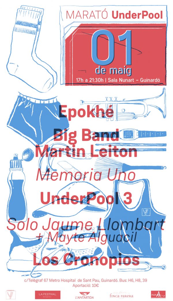 Maratón Underpool: 1 de mayo de 2016. Sala Nunart Guinardó (Barcelona ...