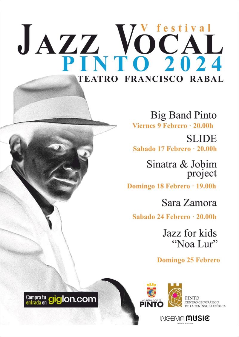V Festival Jazz Vocal Pinto 2024 (Pinto, Madrid. Del 9 al 24 de febrero ...